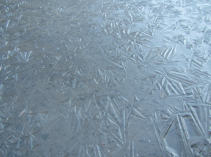 Early stages of ice formation - Adventures in Oceanography and Teaching