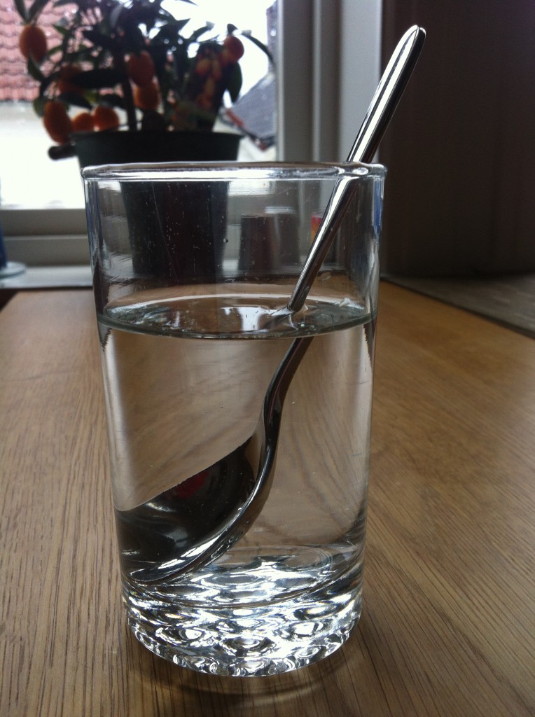 Refraction of light in water - looking at a couple of examples ...