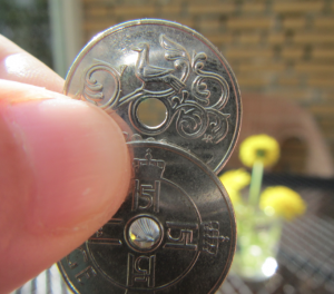 Refraction of light in water - coins and lenses. - Adventures in ...