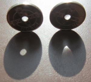 Refraction of light in water - coins and lenses. - Adventures in ...