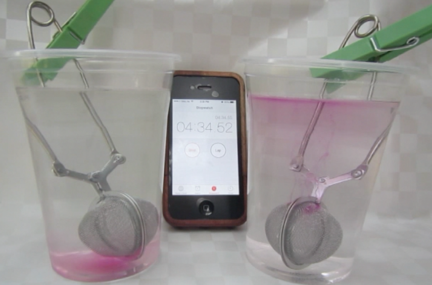 Ice cubes melting at the bottom of the beakers - Adventures in ...