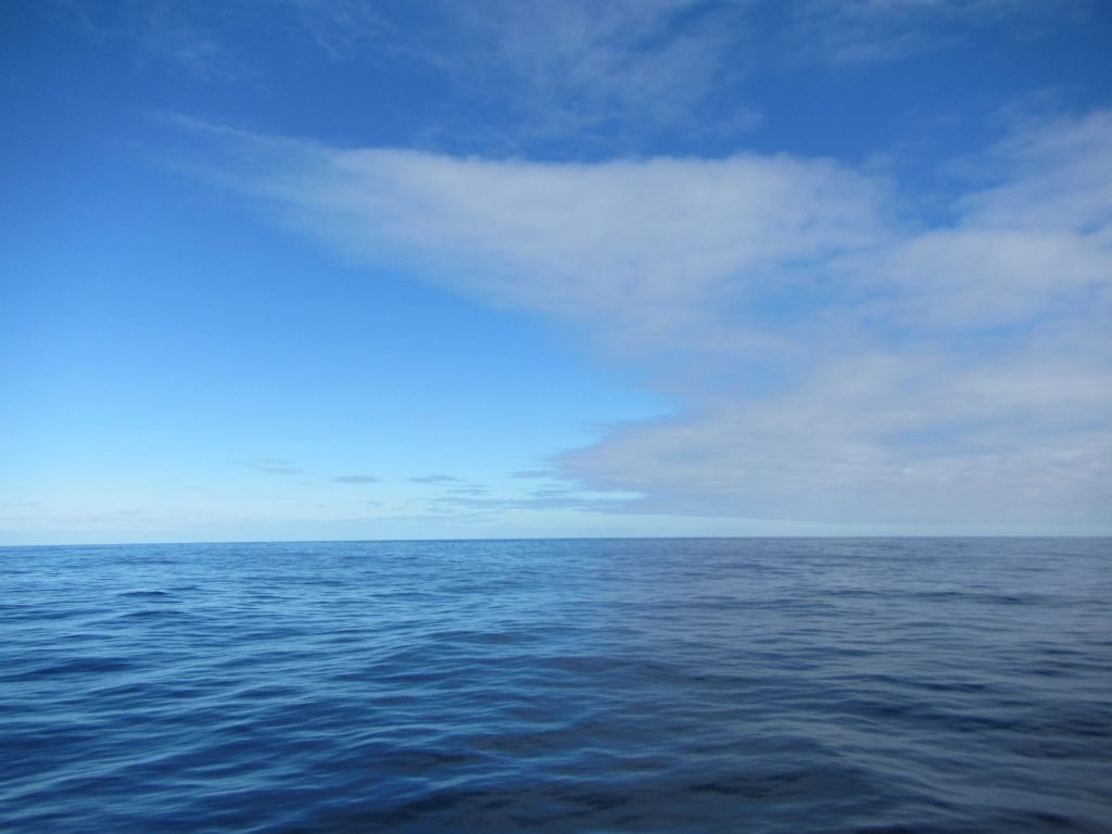 The ocean really takes on the color of the sky - Adventures in ...