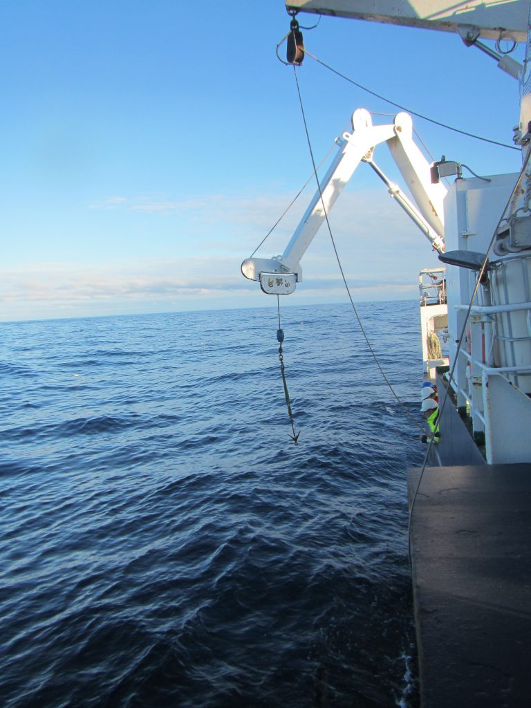 Recovering an oceanographic mooring - Adventures in Oceanography and ...