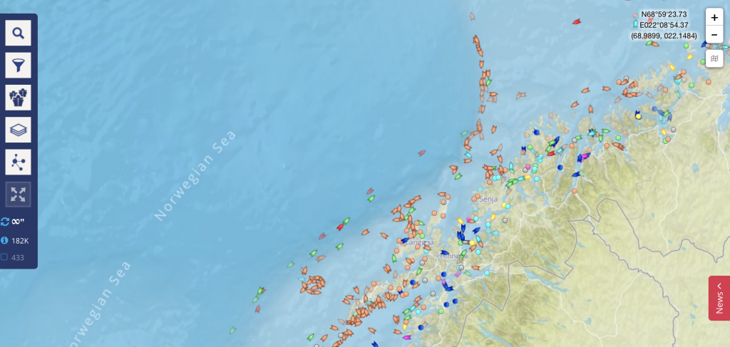 Using real time data of ship positions in teaching? - Adventures in ...
