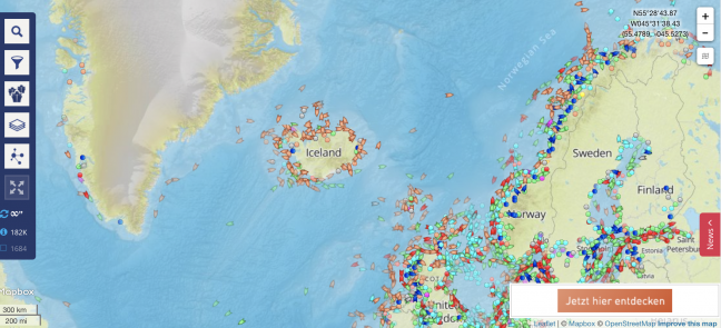 Using real time data of ship positions in teaching? - Adventures in ...