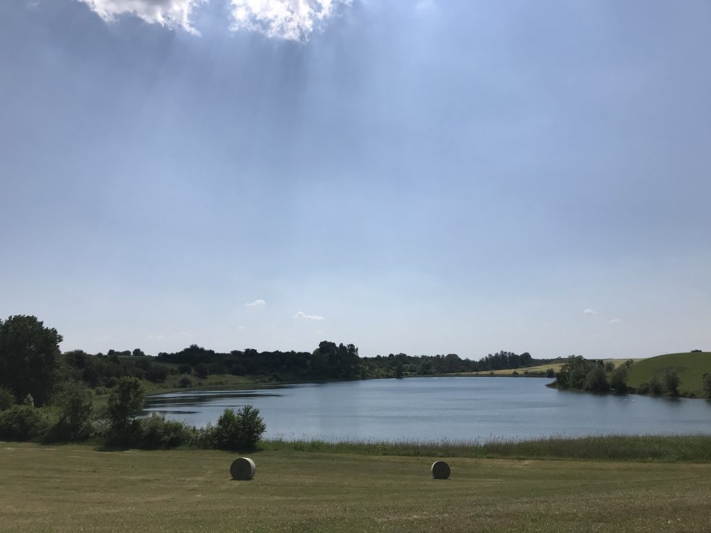 Wave watching in an end moraine lake in Brodowin - Adventures in ...