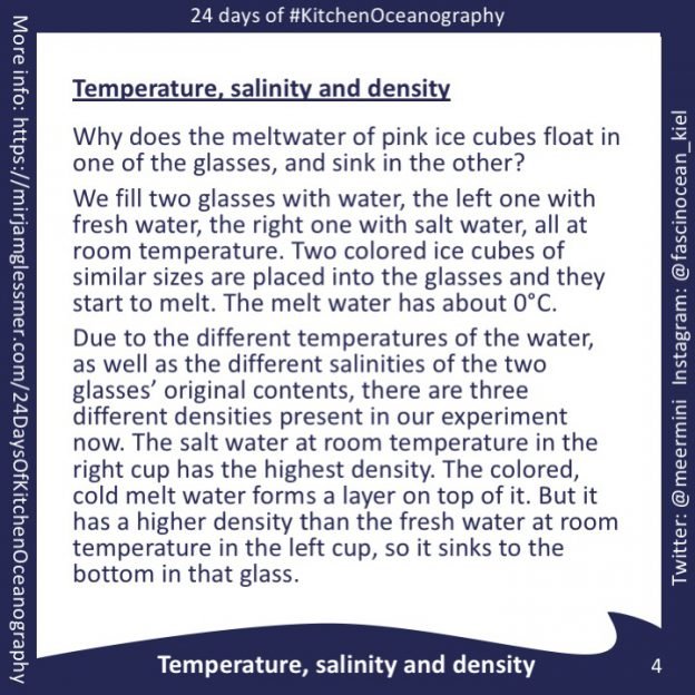 24 Days of #KitchenOceanography — Melting ice cubes! - Adventures in ...
