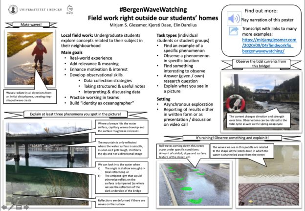 #BergenWaveWatching: Field work right outside our students’ homes ...