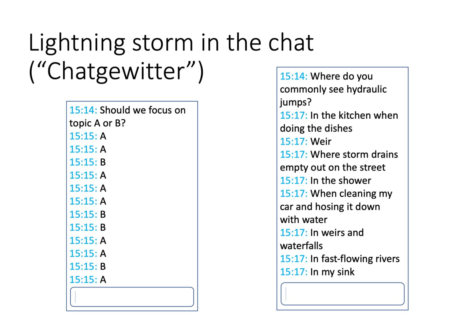 The "lightning storm in the chat" method - Adventures in Oceanography ...