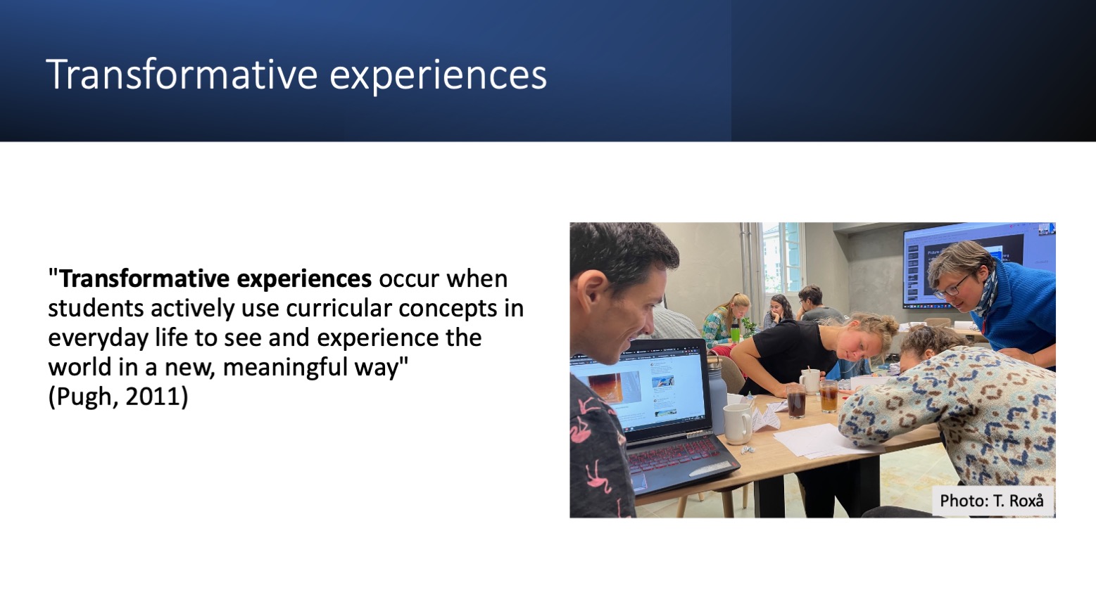 Learning together across courses - our iSSOTL presentation - Adventures in Oceanography and Teaching